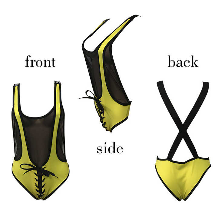 Shop Our Custom Sexy See Thong Mesh Bikinis & Swimsuits