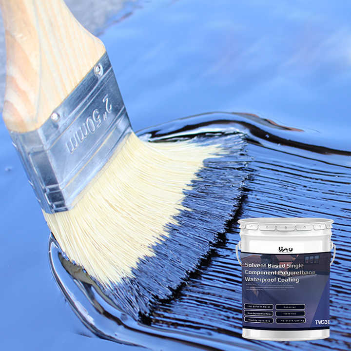 Free Sample of Solvent Based PU Polyurethane Waterproof Coating for ...