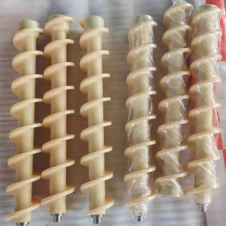 Customizable Stainless Steel & Nylon Spiral Push Conveyor Rod Food ...