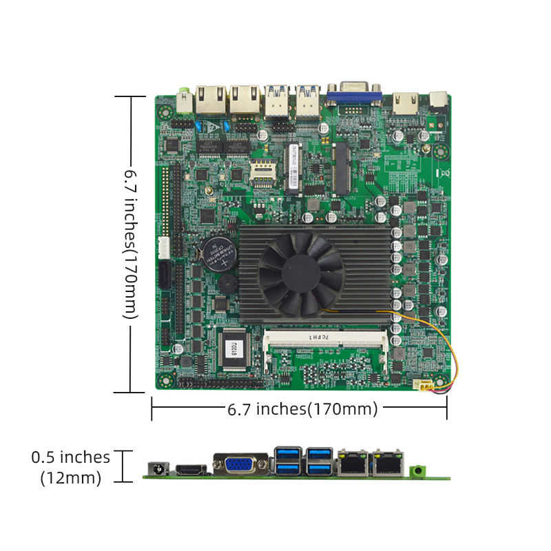 Eip EITX-7380 Mini-ITX Motherboard DDR3L Onboard Intel 3855U 3865U I3 ...
