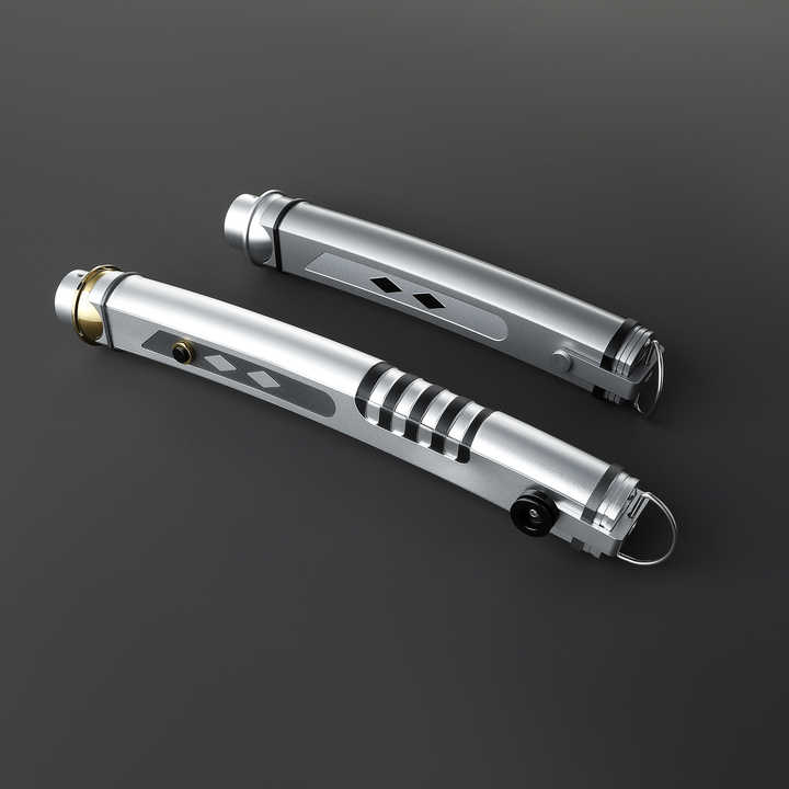 2PCS Ahsoka Proffie Saber Metal Hilt Heavy Dueling Smooth Swing Blade ...