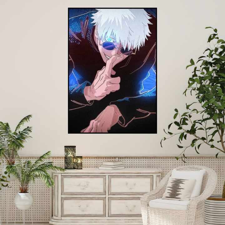 Jujutsu Kaisen Satoru Gojo anime poster Prints Wall Sticker Painting ...