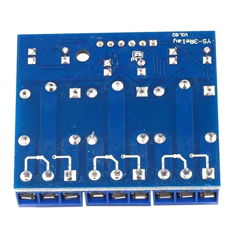 3.3V 5V 3 Channel Relay Module 5mA With Optocoupler Isolation ...