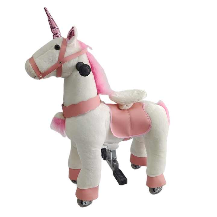 Unicorn Ride on Horse - Mechanical Pony Toy for Kids