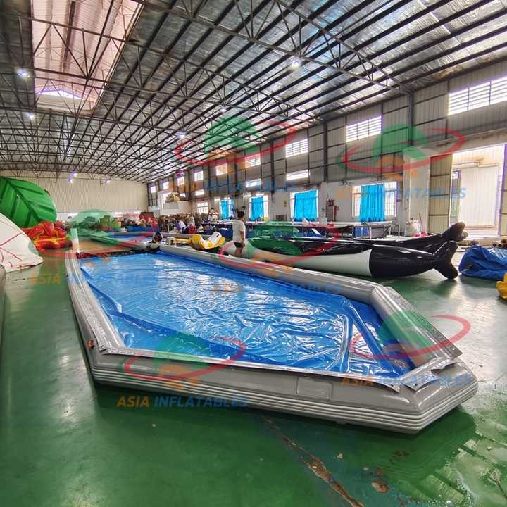 Docky Dock with Inflatable Platform - Ideal for Water Parks