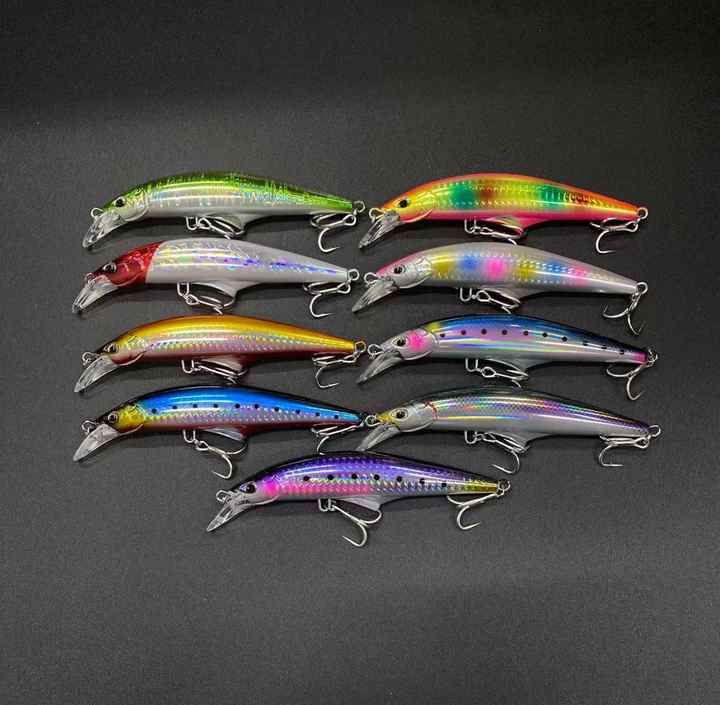 Casting Lures Fishing Heavy Sinking Minnow Fish Lure 120mm 45g Deep Sea ...