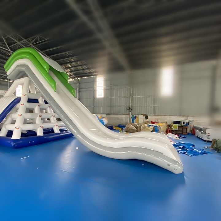 Floating Water Freestyle Cruiser Water Boat Dock Slide Inflatable Water ...