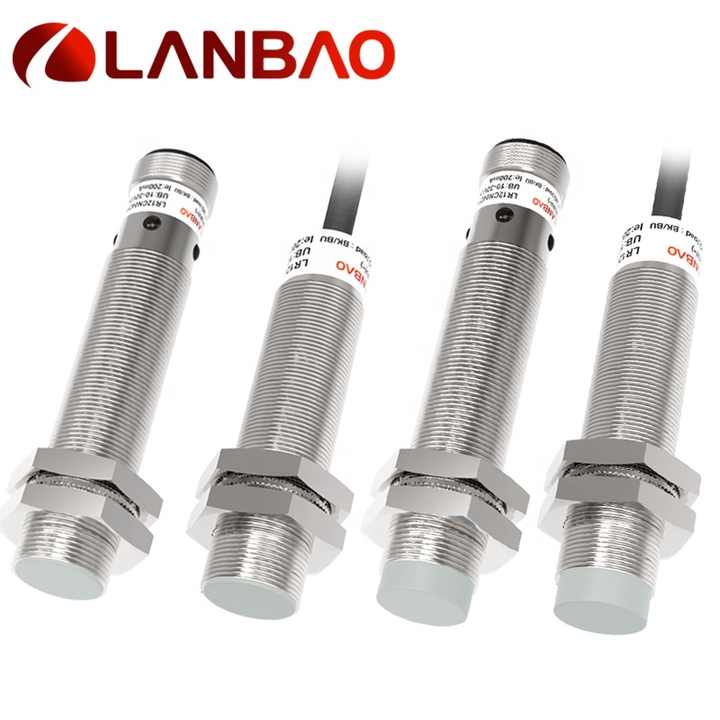 Lanbao 2mm Proximity Switch Sensor 15-30VDC M12 Position Detection Inductive Analog Sensor ...