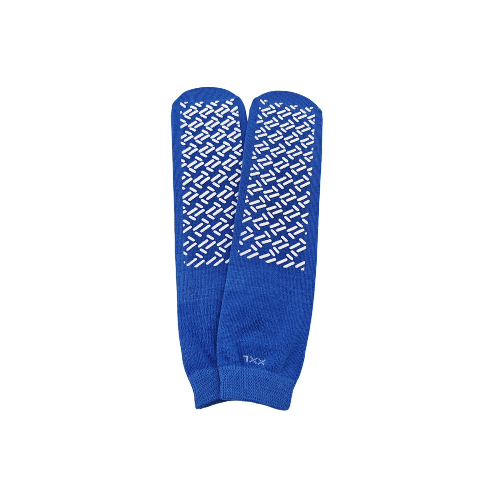 Custom Single Tread Gripper Socks Hospital Non Skid Slipper Socks Men ...