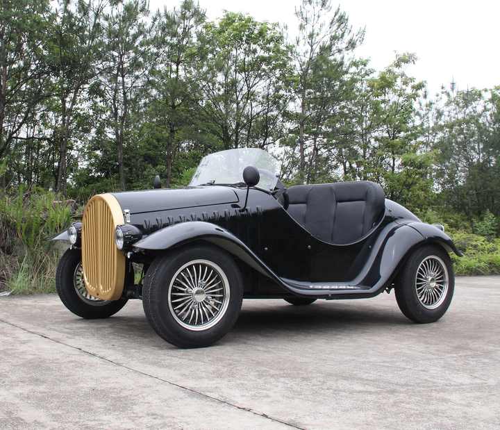 Classic Electric Golf Carts - Vintage Fun for Parks