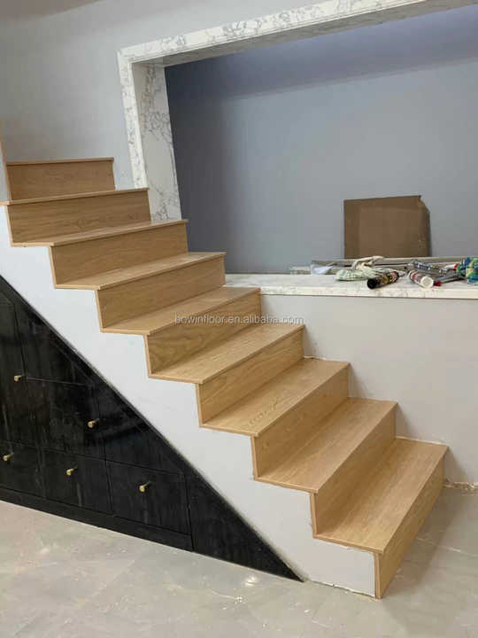Stair Bullnose Prefinished Oak Stair Treads - Durable & Stylish