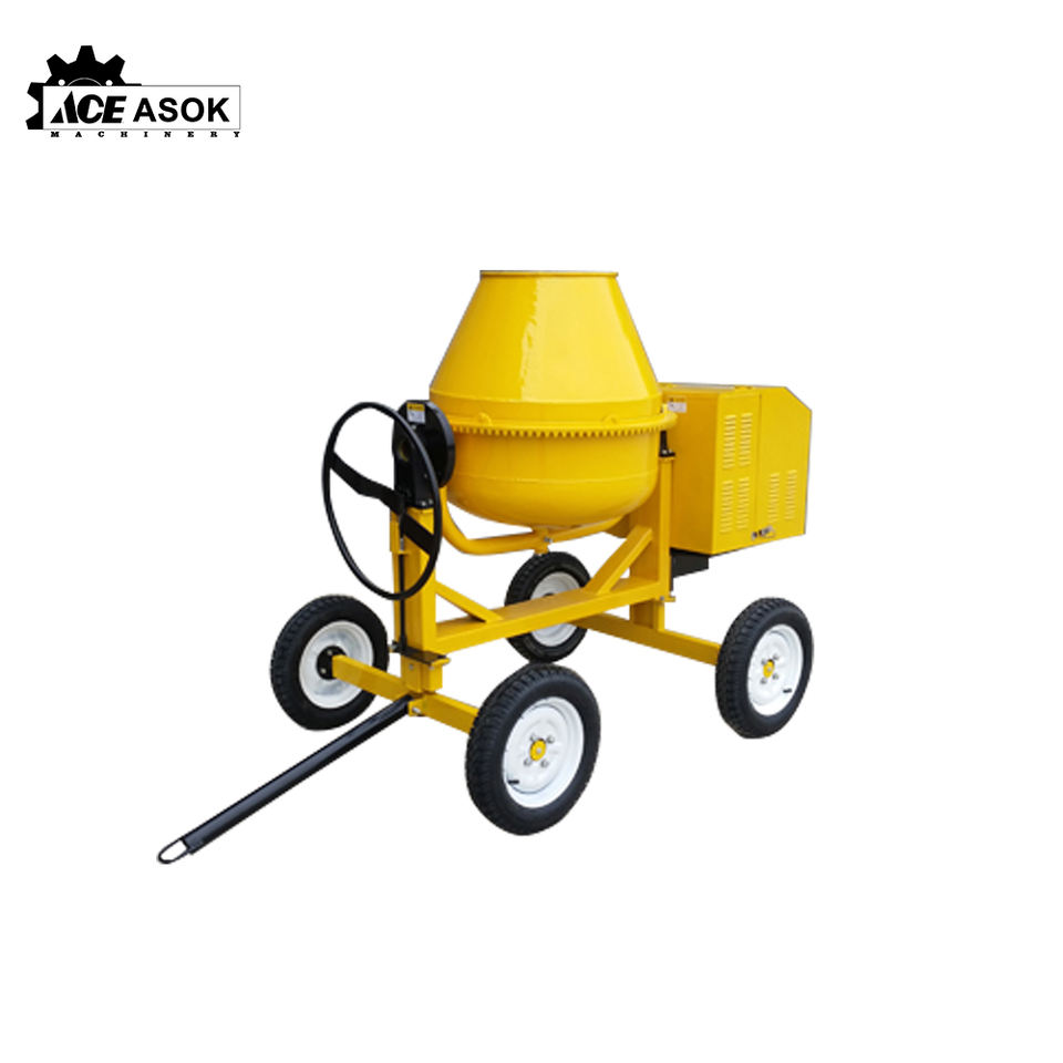 Portable 350L Diesel Cement Mixer with Manual Discharge Factory Priced ...