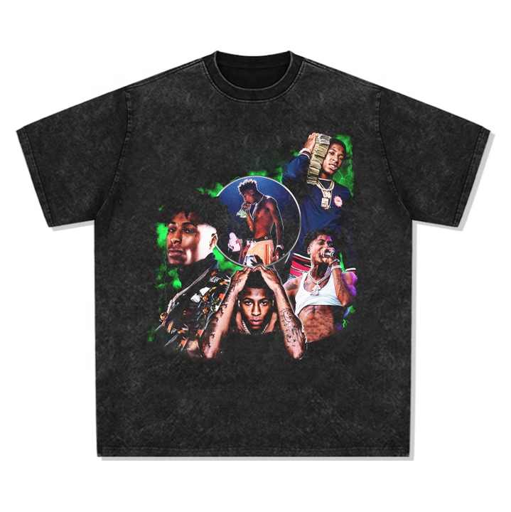 Rapper Tee Shirt Hip Hop Cool Print T Shirt Men Women's Vintage ...