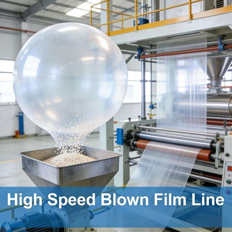 Blown Film Grade Modified PE Pellets High Clarity for Cling Film ...