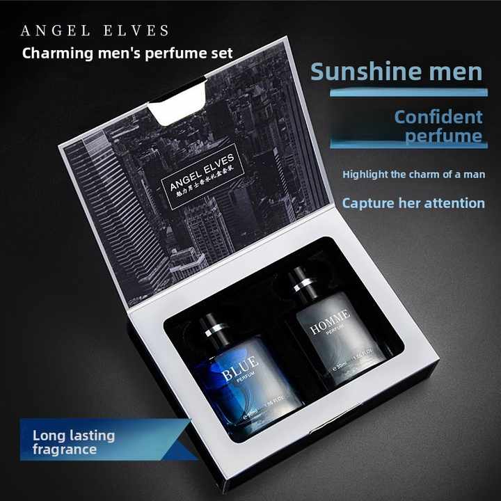 ANGEL ELFS Blue Sunshine Confidence Cologne for Men Long-Lasting Light ...