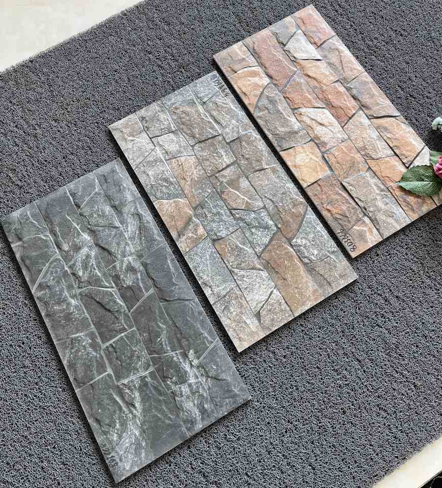 30x60cm Rustic Matte Ceramic Outdoor Wall Tiles for House Decor ...