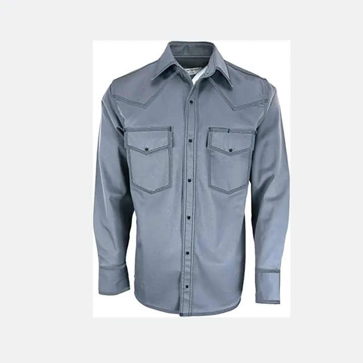 ZX OEM Men's Welding Work Shirts Fr Flame Retardants Welder Clothing ...