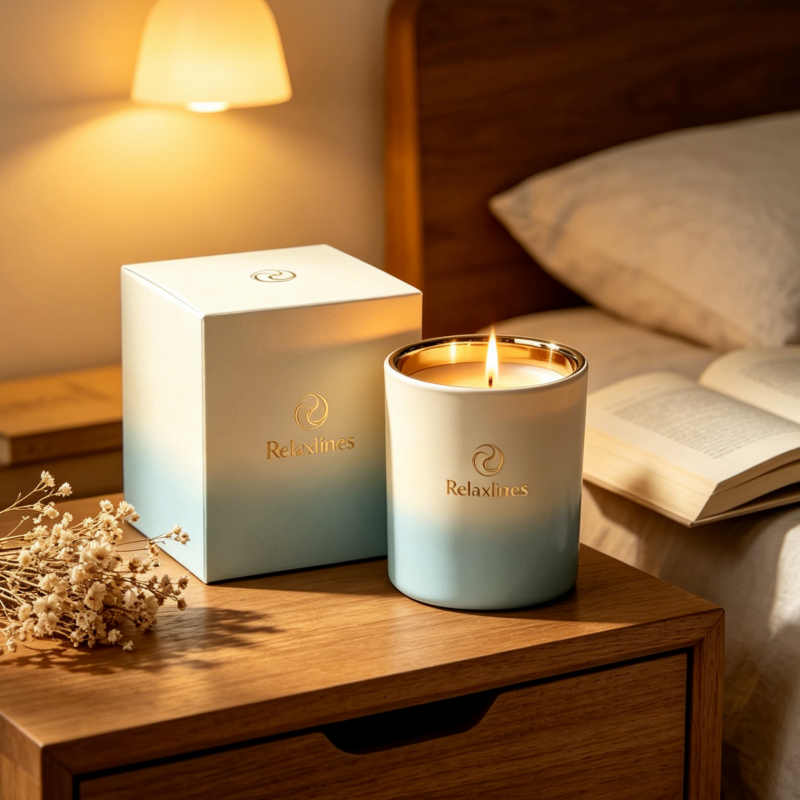 Customized Natural Soy Wax Glass Jar Scented Candles for Luxurious ...