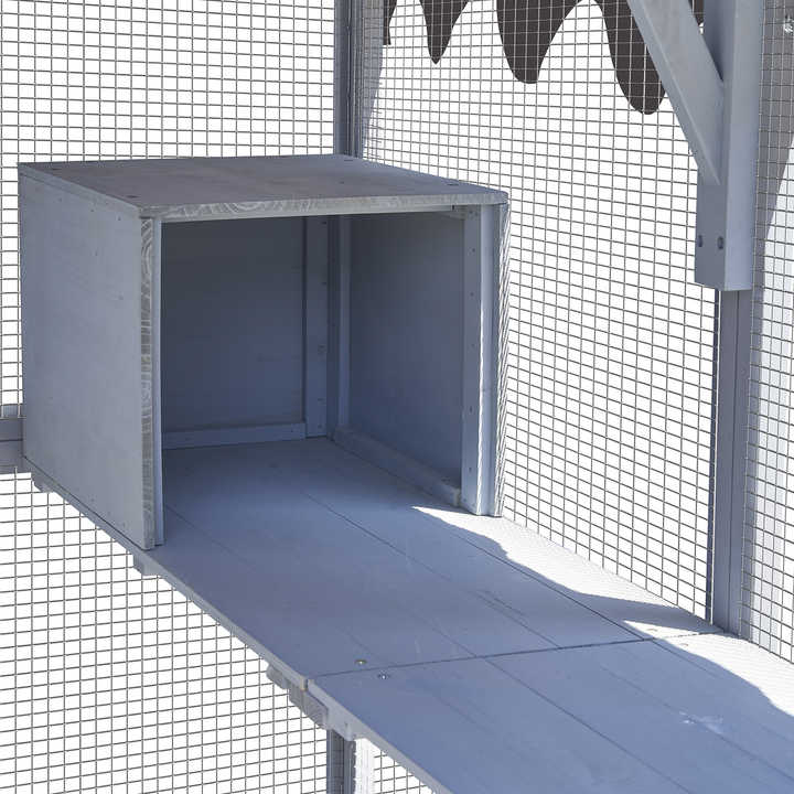 Giant Catio Outdoor Cat Villa Enclosure Large Walk in Cat House Extra ...