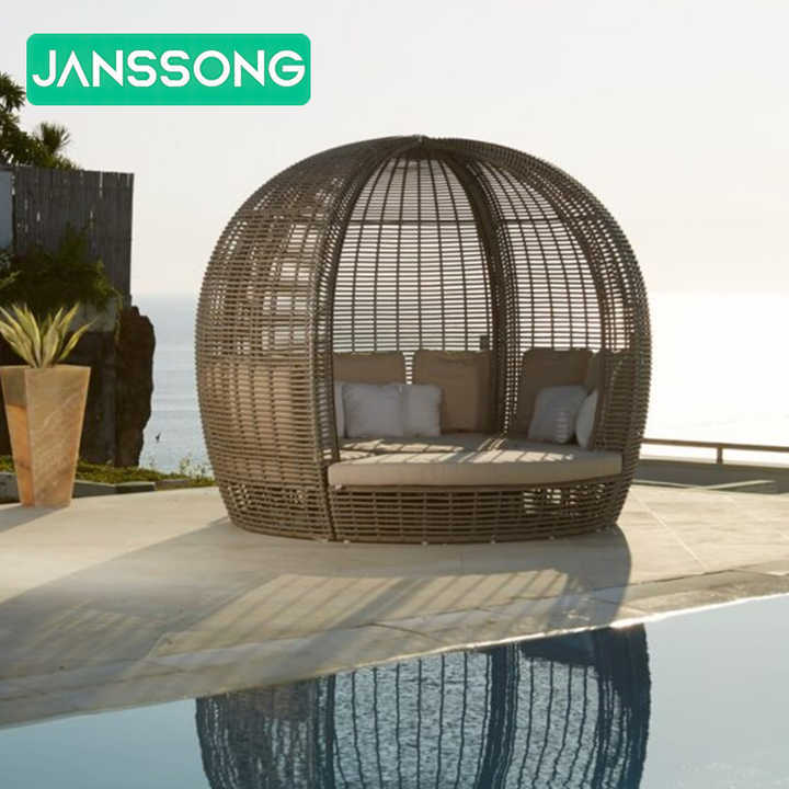 New Design Modern Outdoor Daybed Hotel Extravagant Outdoor Sunbed ...