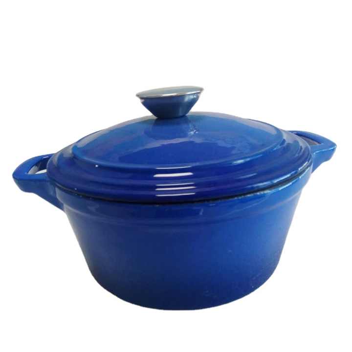 Cast Iron Dutch Oven - Durable, Enamel-Coated Cookware