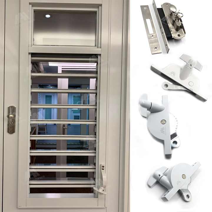 Aluminum Awning Casement Window Jalousie Operator - Modern Design