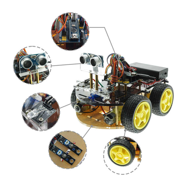 Okystar Custom Robot - Programmable RC Robot Kit