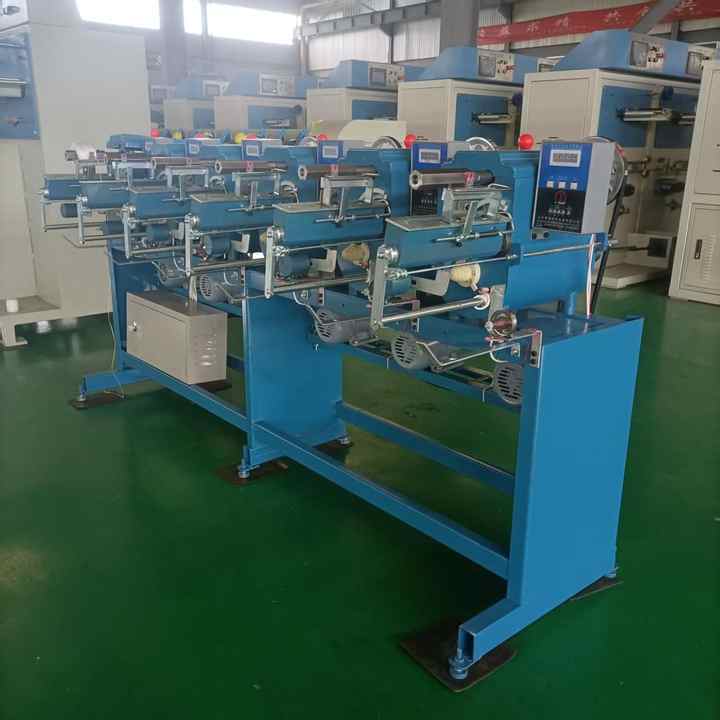 6 Heads Yarn Thread Spooling Balling Rewind Winding Machine 6 Cone Down ...