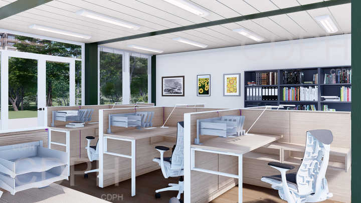 Two Story Container Office Building - Fast Install & Modern