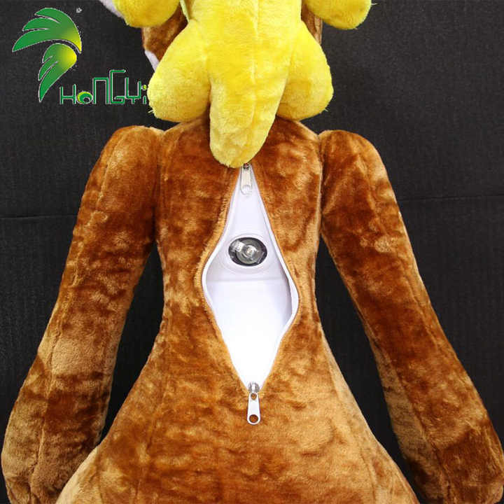 Inflatable Furry Renamon - Double Layers Plush Cover Suit