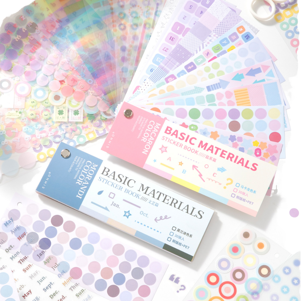 For 30 Sheets Pre-Cut Self-Adhesive Gloss Varnishing Paper+PET Material ...