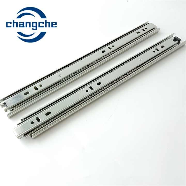 Telescopic Drawer Guide Channel Drawer Runner Triple Extension Soft ...