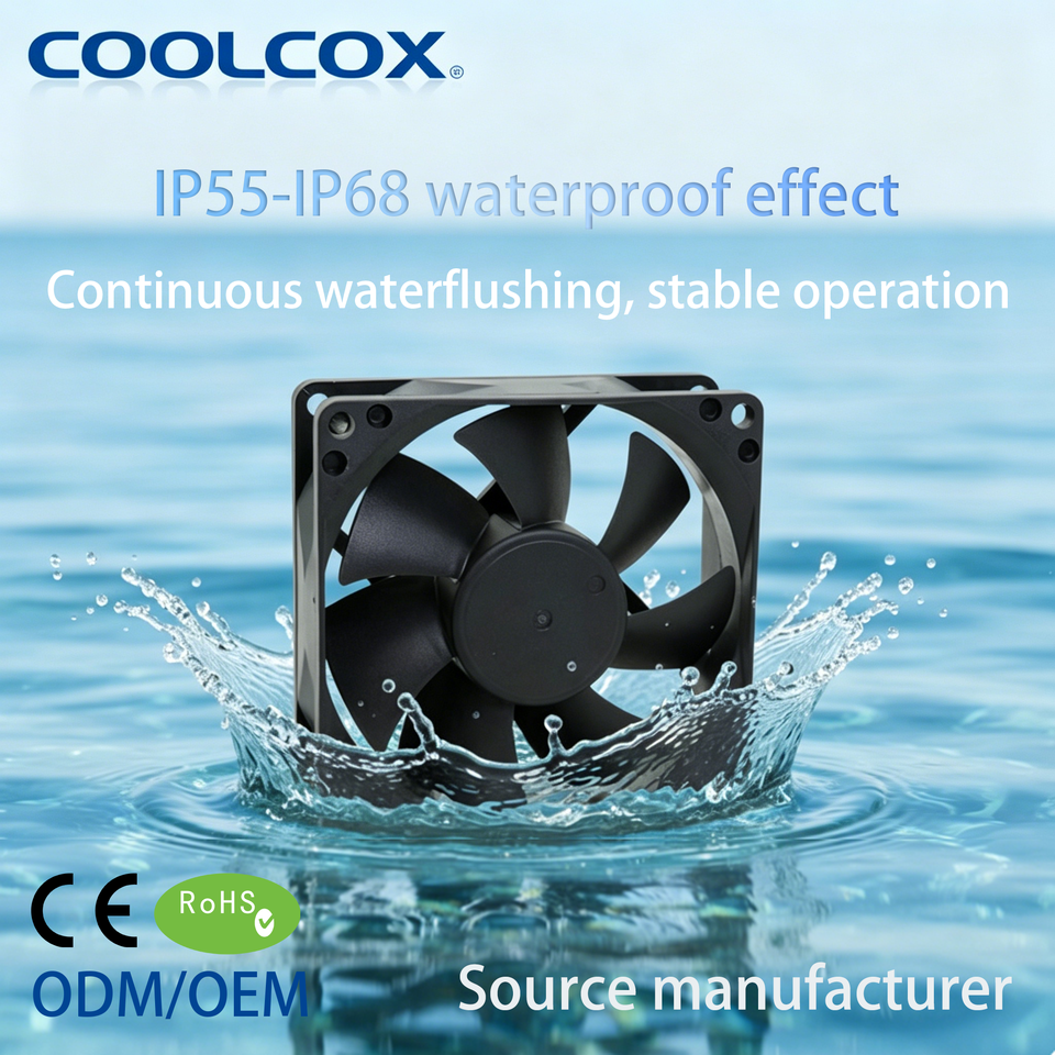 80x80x25mm DC Axial Cooling Fan - Efficient Airflow Solutions