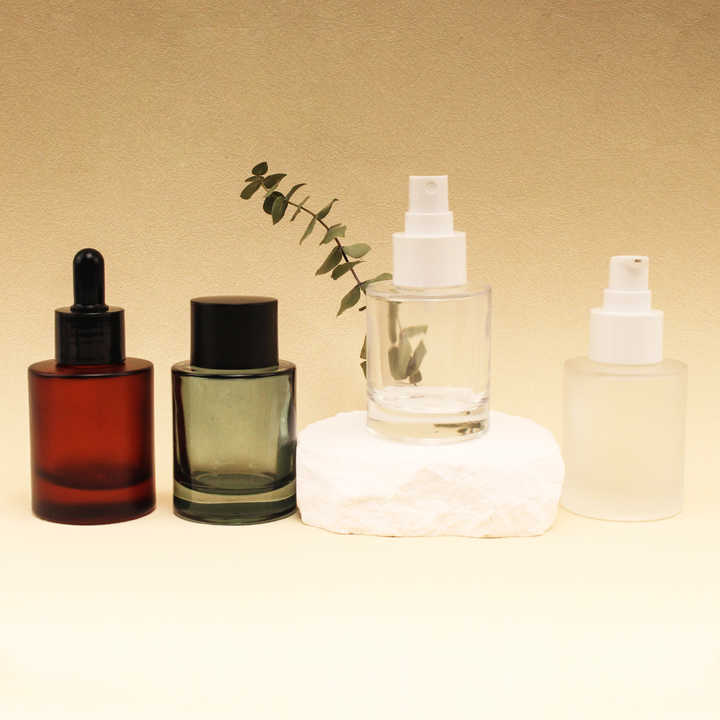 Essential Oil Glass Bottle - 30ml Cosmetic Skin Care Container