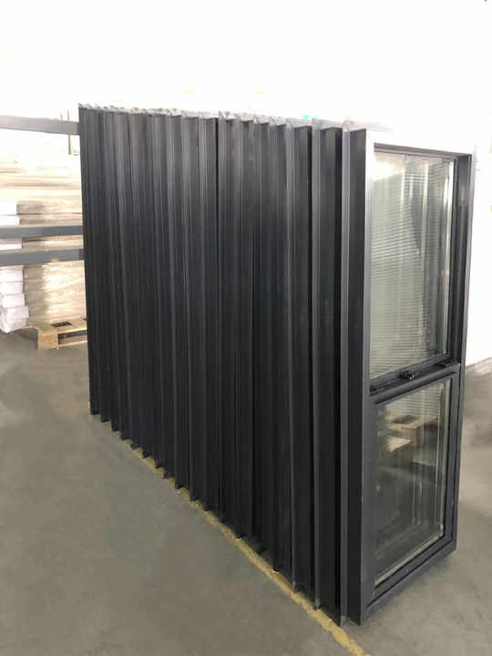 Single Window Hung Vinyl Black House Windows - American Style