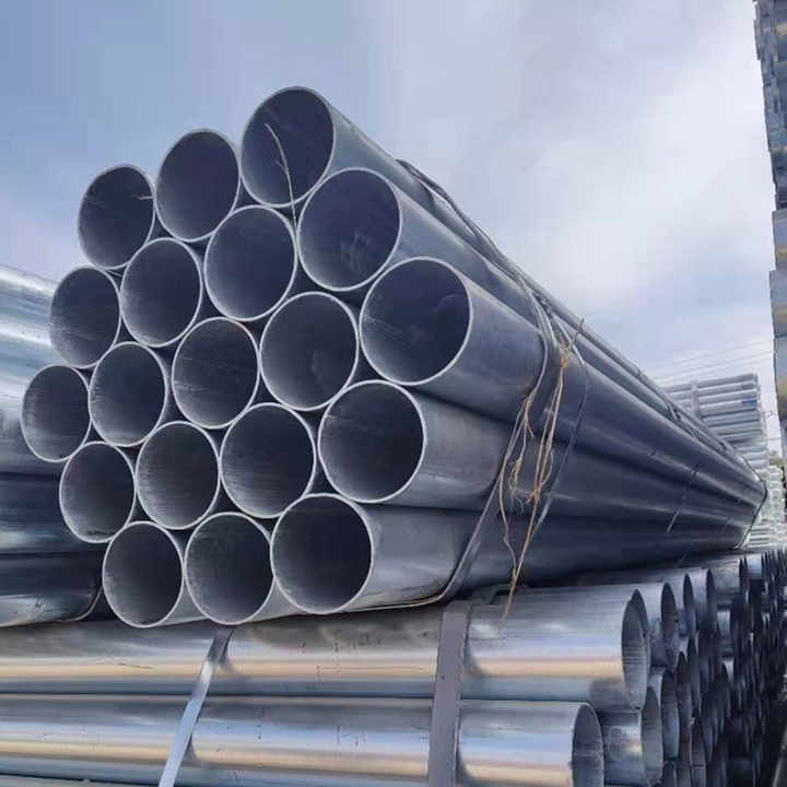 S235 S275 S355 Schedule 40 Welded Carbon Steel Pipe 4 Inch MS ERW Zinc ...