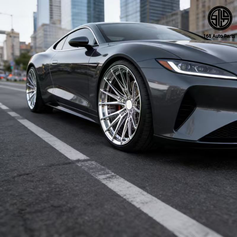 Custom Chrome Heart Rims - Forged Alloy Wheels 18-24 Inch
