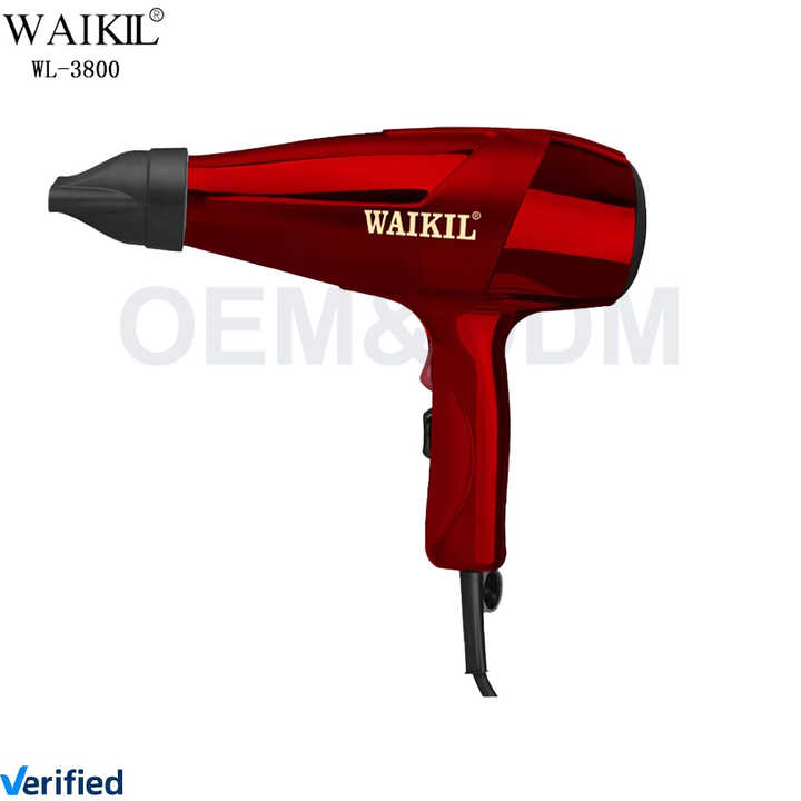 WAIKIL WL-3800 Professional Salon Hair Dryer - 6-Speed Ionic