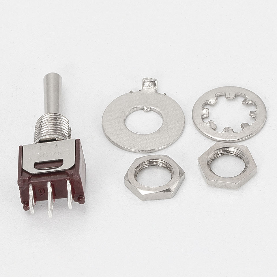 3A 125VAC 1.5A 250VAC Subminiature Toggle Switch SPDT on OFF On