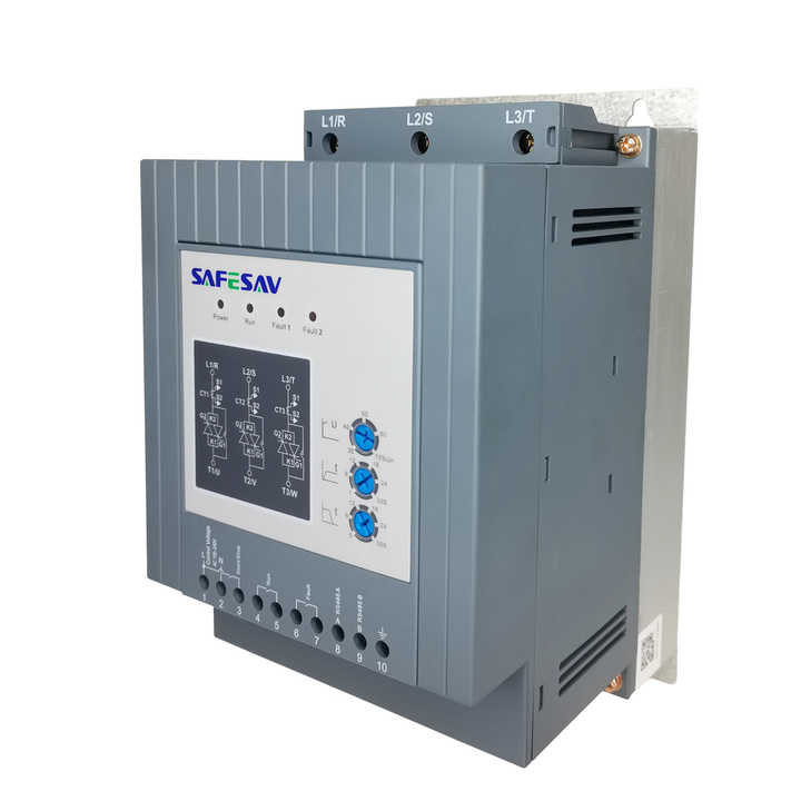 Safesav 37kw 3 Phase 220V 150A SSR Series AC Motor Soft Starter 50/60Hz ...