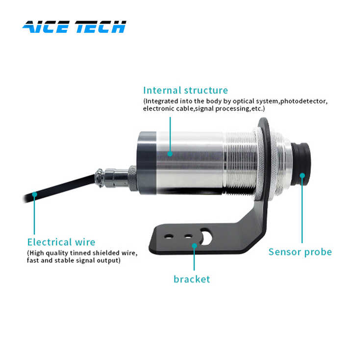 Hot Industrial Infrared Temperature Sensor 4-20ma Aice Tech
