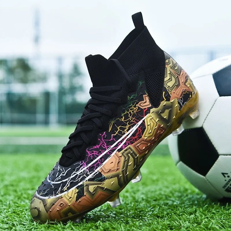 FG/TF Men Football Boot Turf Training Futsal Hall Soccer Shoes