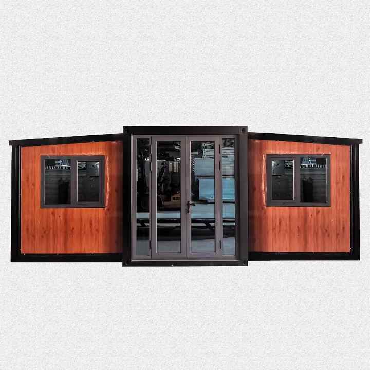20ft Flat Pack Expandable Container Prefab Steel House Kits for Office ...