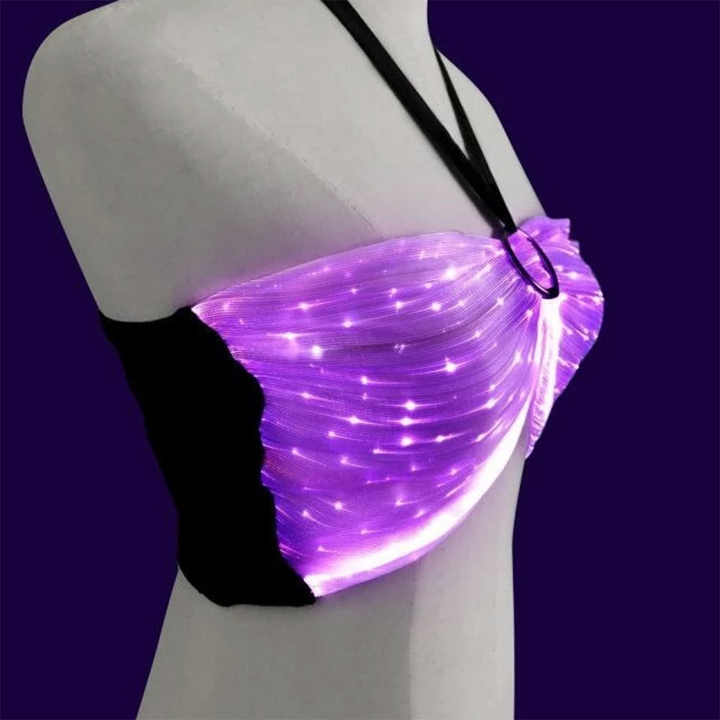 LED Bra - Sexy, Glowing Ravewear for Party & Performance