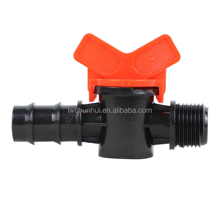 Drip Valve 16mm*1/2'' 20mm*1/2'' 25mm*1/2'' Male Threaded Drip Tape ...