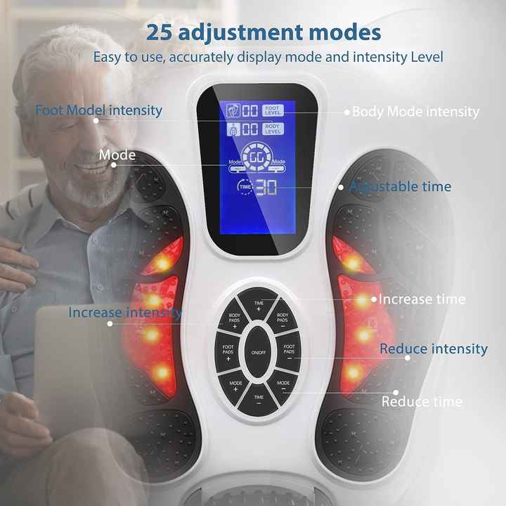 New Trending Electric Foot Massager EMS TENS Technology Leg Joint and ...