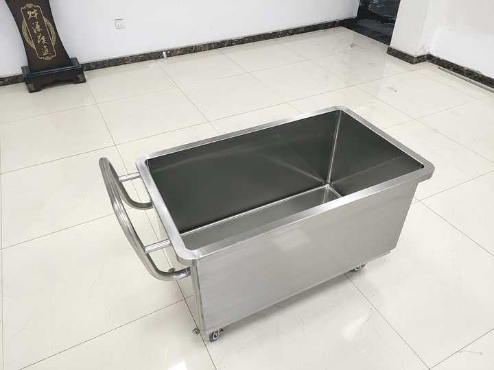 HJ-LC200 Stainless Steel Cart for 200L Food Transport & Storage OEM