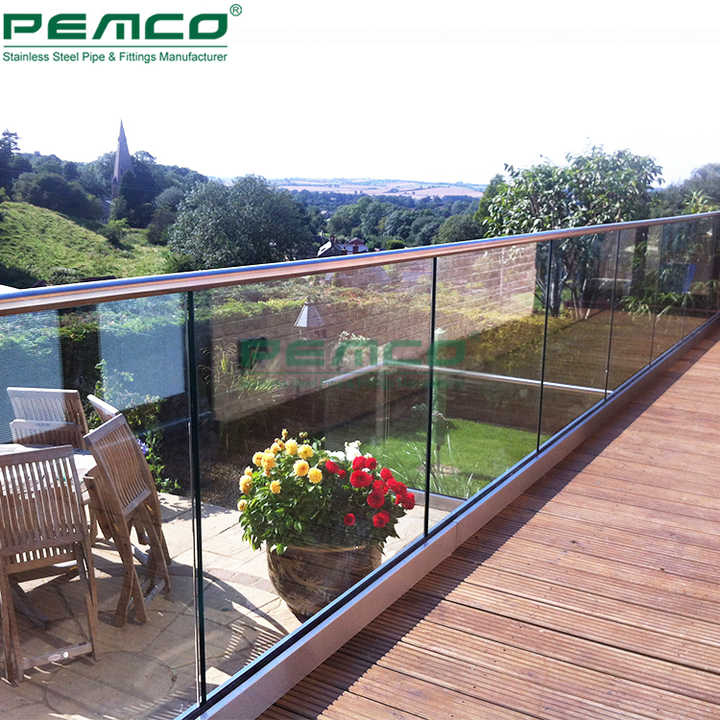 Frameless Glass Balustrade Handrails - Modern & Durable