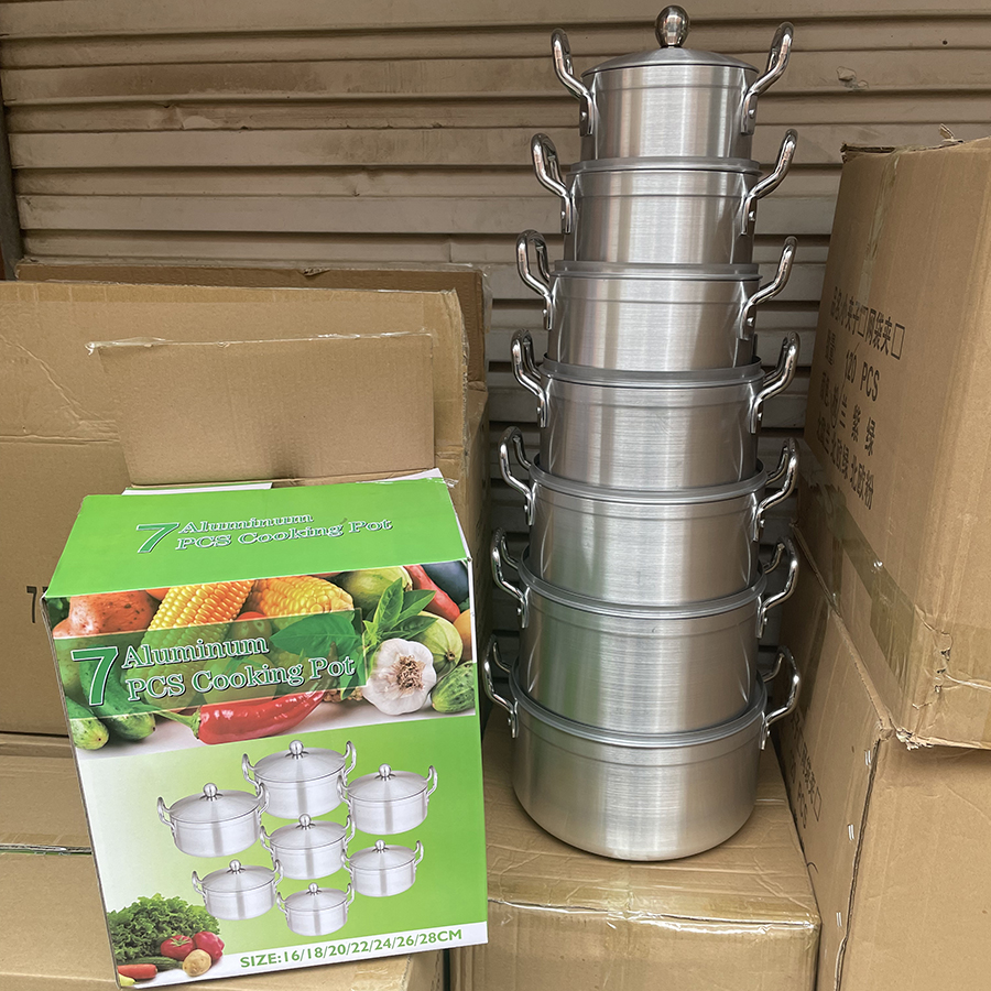 14pcs Aluminum Cooking Pot Set - Best for Home & Restaurant