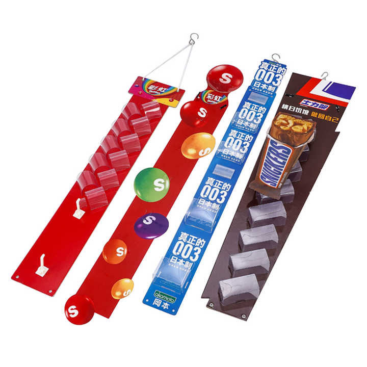 Shopping Malls Supermarkets Clip Strips Custom Chewing Gum Candy Snacks ...